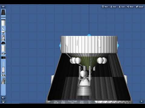 how to build a apollo 11 custom parts Spaceflight Simulator (the mod link is in description ...