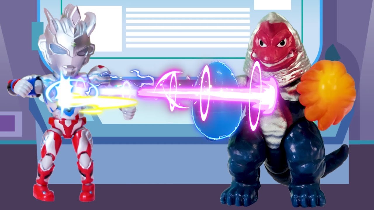 泽塔奥特曼被怪兽抓起来了！Ultraman Zeta was captured by a monster! - YouTube