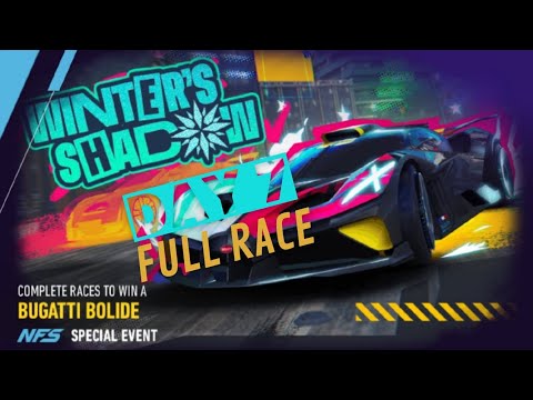 NFS NO LIMITS BUGATTI BOLIDE WINTER'S SHADOW SPECIAL LIVE EVENT - Day 7 ...