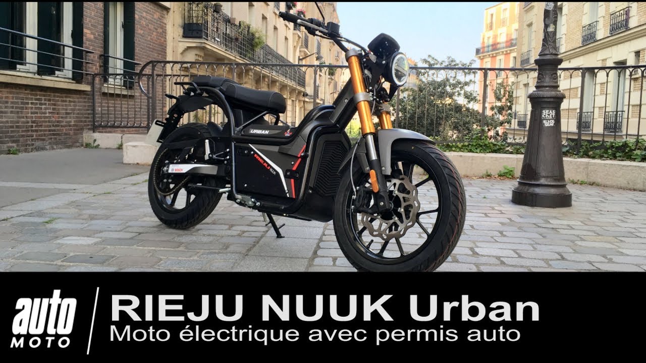 Moto électrique RIEJU NUUK Urban Essai POV AUTO-MOTO.COM - YouTube