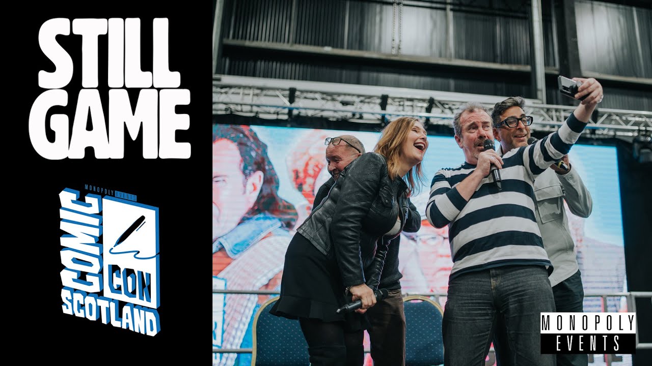 Still Game (Winston, ISA, Navid & Boabby) Cast | Live Q&A Comic-Con ...