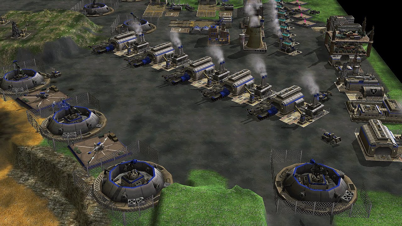 1 USA BOSS vs 7 CHINA BOSS - JURASSIC PARK MAP - Command & Conquer ...