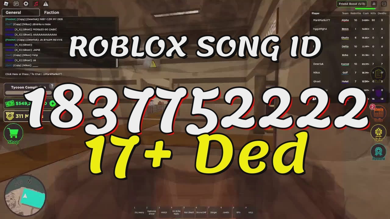 17+ Ded Roblox Song IDs/Codes - YouTube