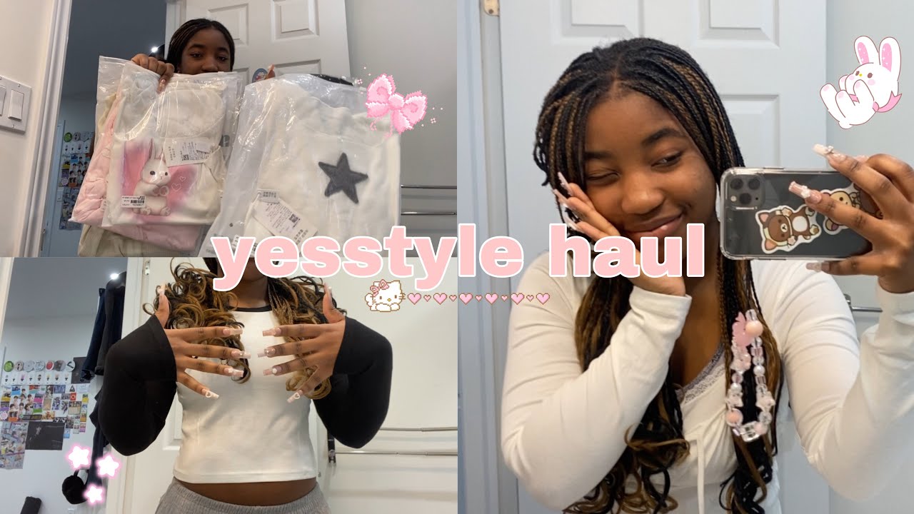 𝜗𝜚yesstyle try on haul and review: spring inspired collection, cute and ...