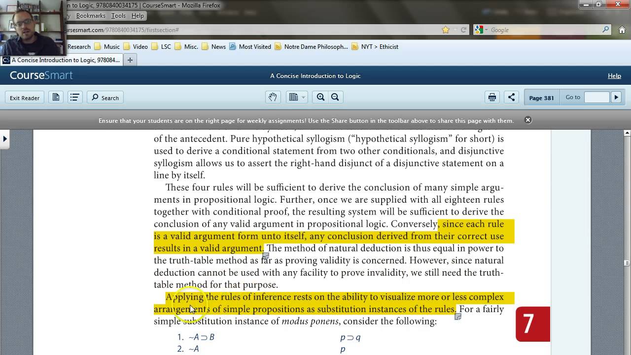 7.1 Rules of Implication I - YouTube