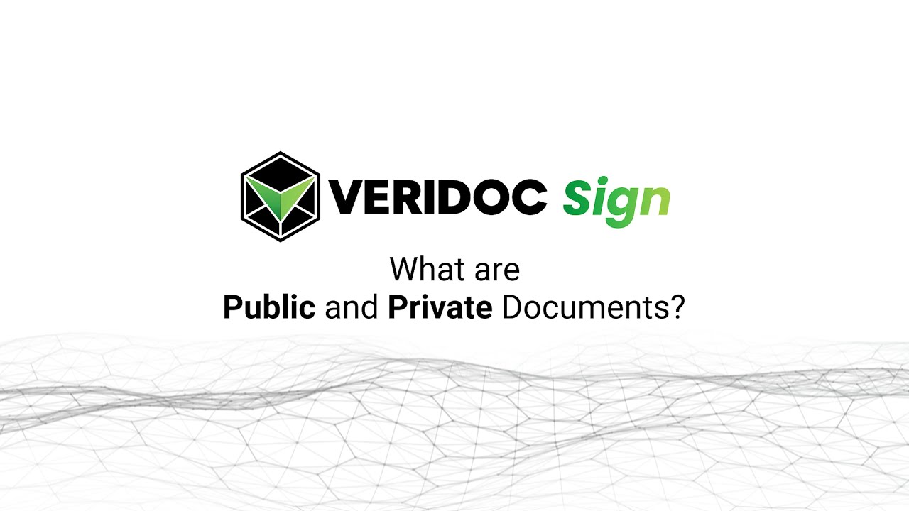 What are public and private documents? | E-signature | Document ...