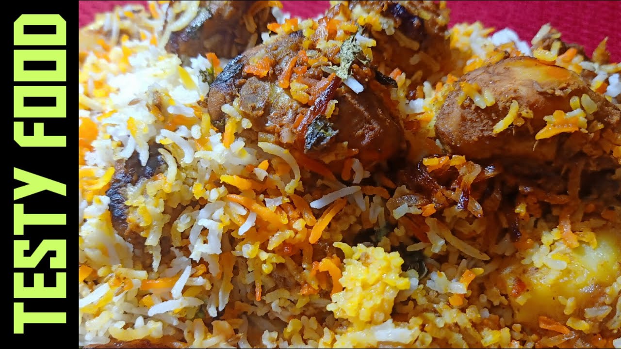 Simple chicken biryani recipe by (TESTY FOOD) - YouTube