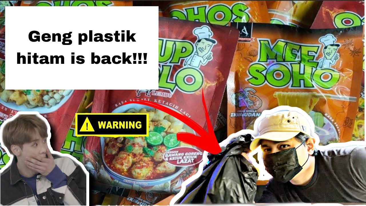 GENG PLASTIK HITAM BUAT HAL! |BERBUKA MEE CONGEK,SUP JOLO & MEE SOHO BY ...