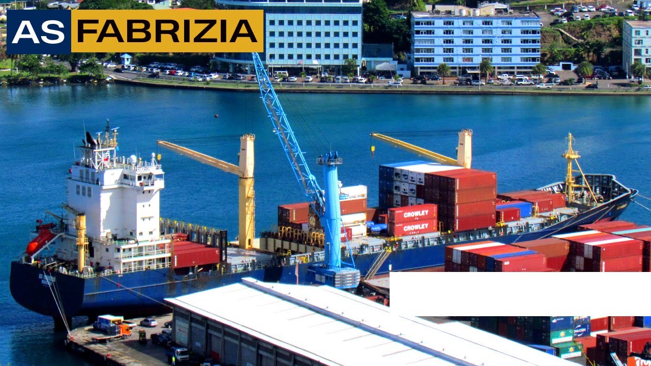 Shipspotting Castries St. Lucia || AS FABRIZIA || 05/01/2021 - YouTube
