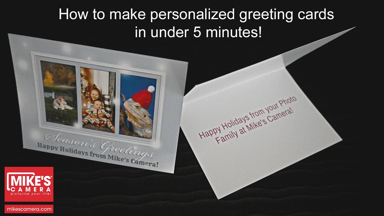 How to Create a Personalized Holiday Greeting Card in under 5 minutes ...
