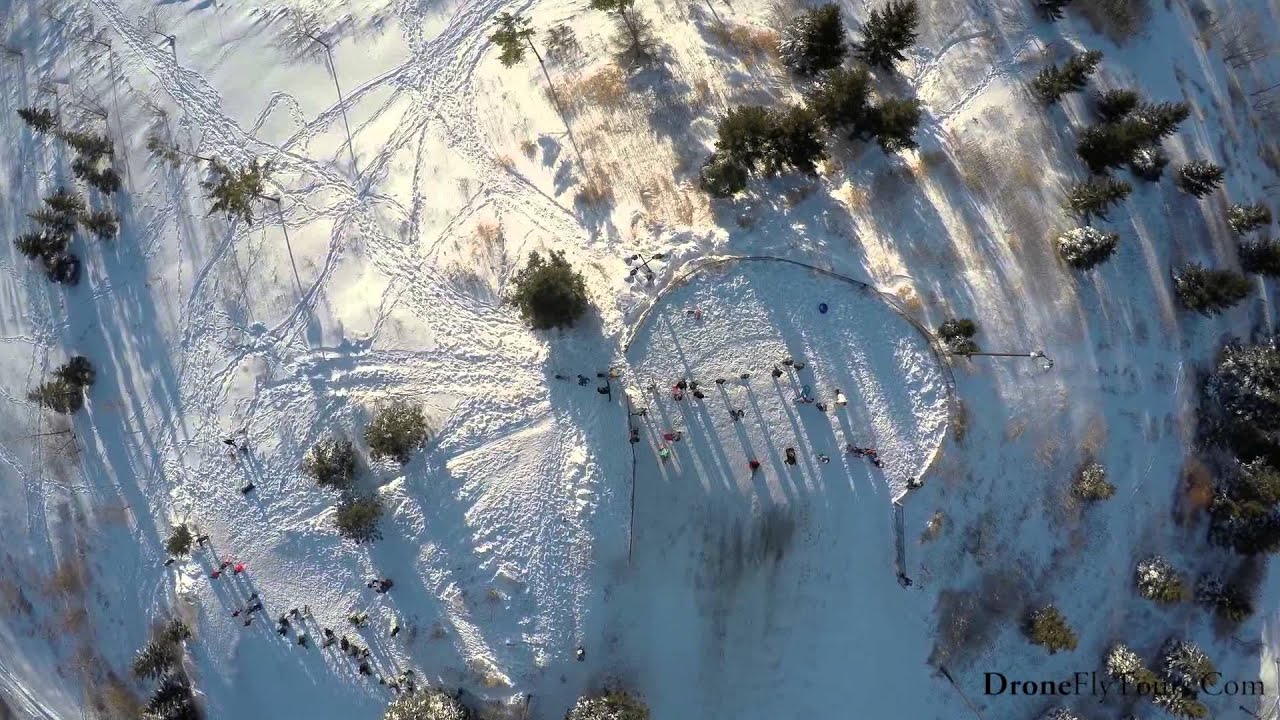 Malden Park Droneing Toboggan February 02, 2015 - YouTube