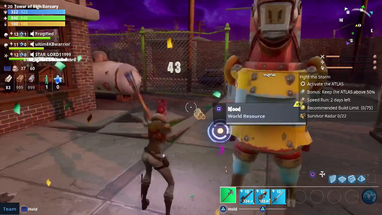 Fortnite Get Resources from Giant Llama Skill Pathfinder Jess - YouTube