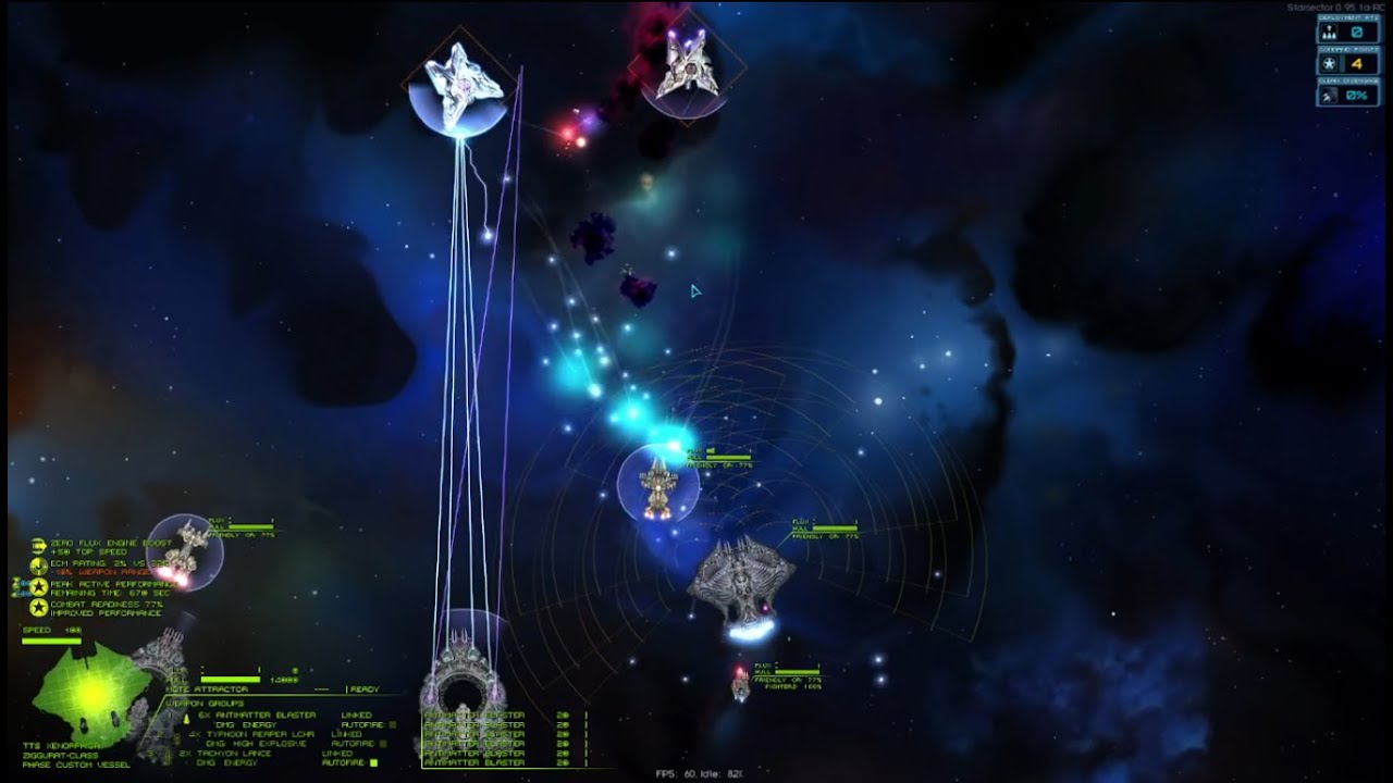 First time fighting the Tesseract in Starsector - YouTube