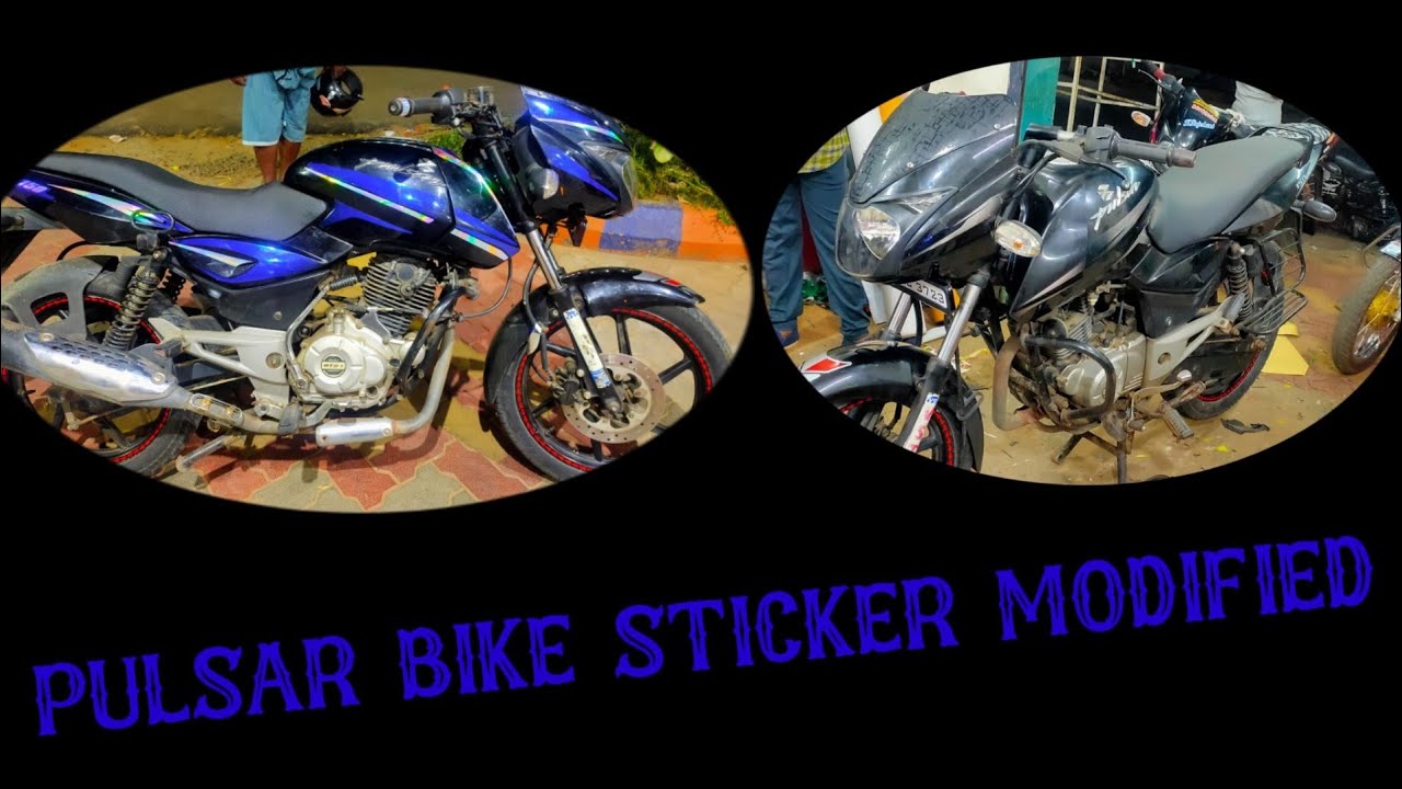 Pulsar Bike sticker work@sakthistickerkaraikudi3346 - YouTube