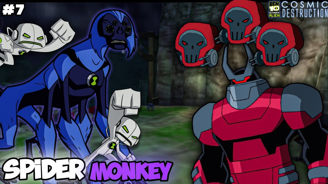 Spider monkey | Ben 10 UACD part-07 - YouTube