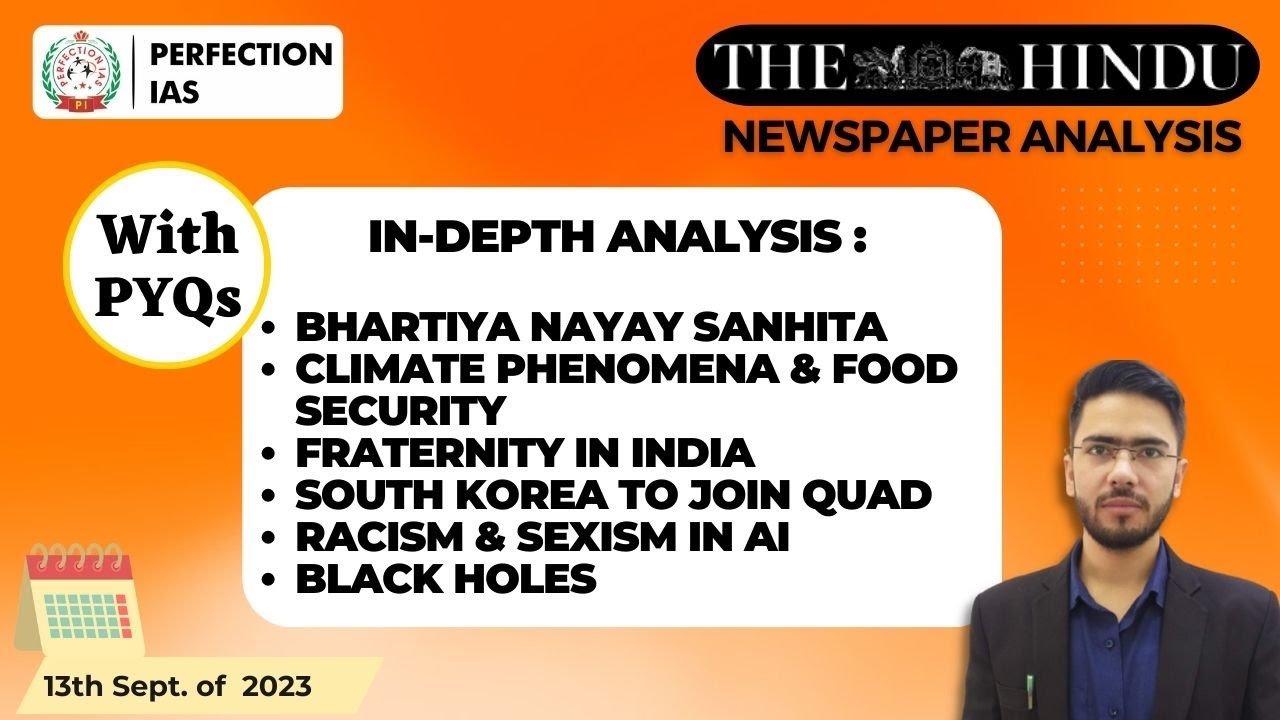 Newspaper Analysis | THE HINDU | SK Sir | Perfection IAS #thehindu # ...