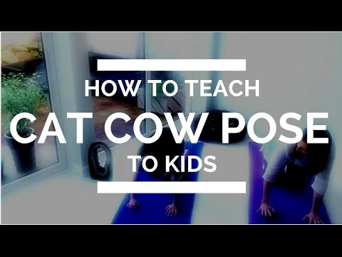 How To Teach Cat Cow Pose To Kids | GeorgeWatts.org - YouTube