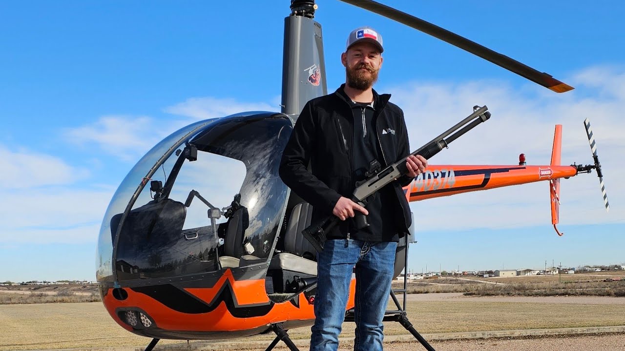 SandStorm Aerial Solutions Helicopter Predator Hunt - YouTube