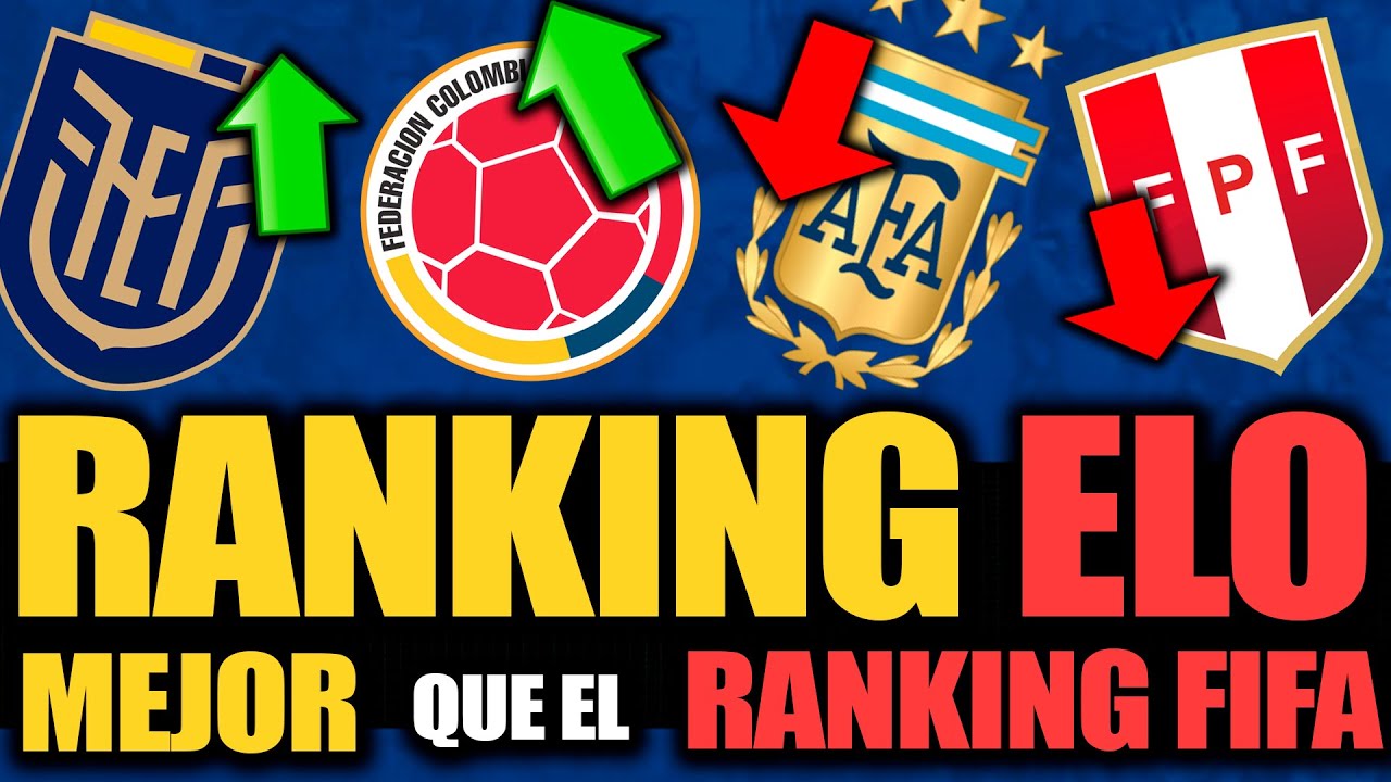 RANKING FIFA MEJORADO: El Ranking ELO que MUESTRA la POSICIÓN de cada ...