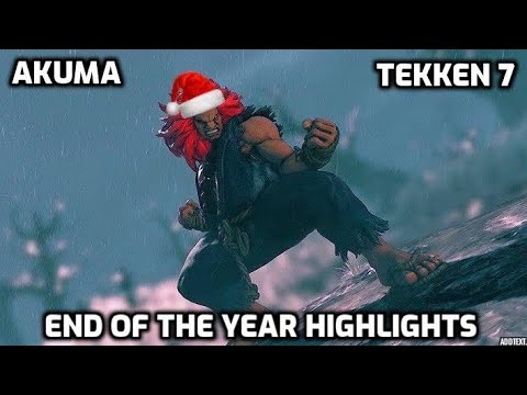 Tekken 7 Akuma - Years end highlights. Merry xmas! - YouTube