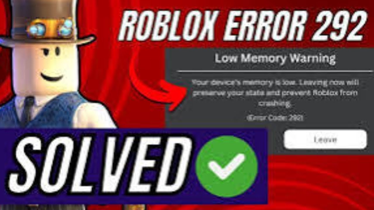 如何修复 Roblox 2024 上的错误代码 (292) - YouTube