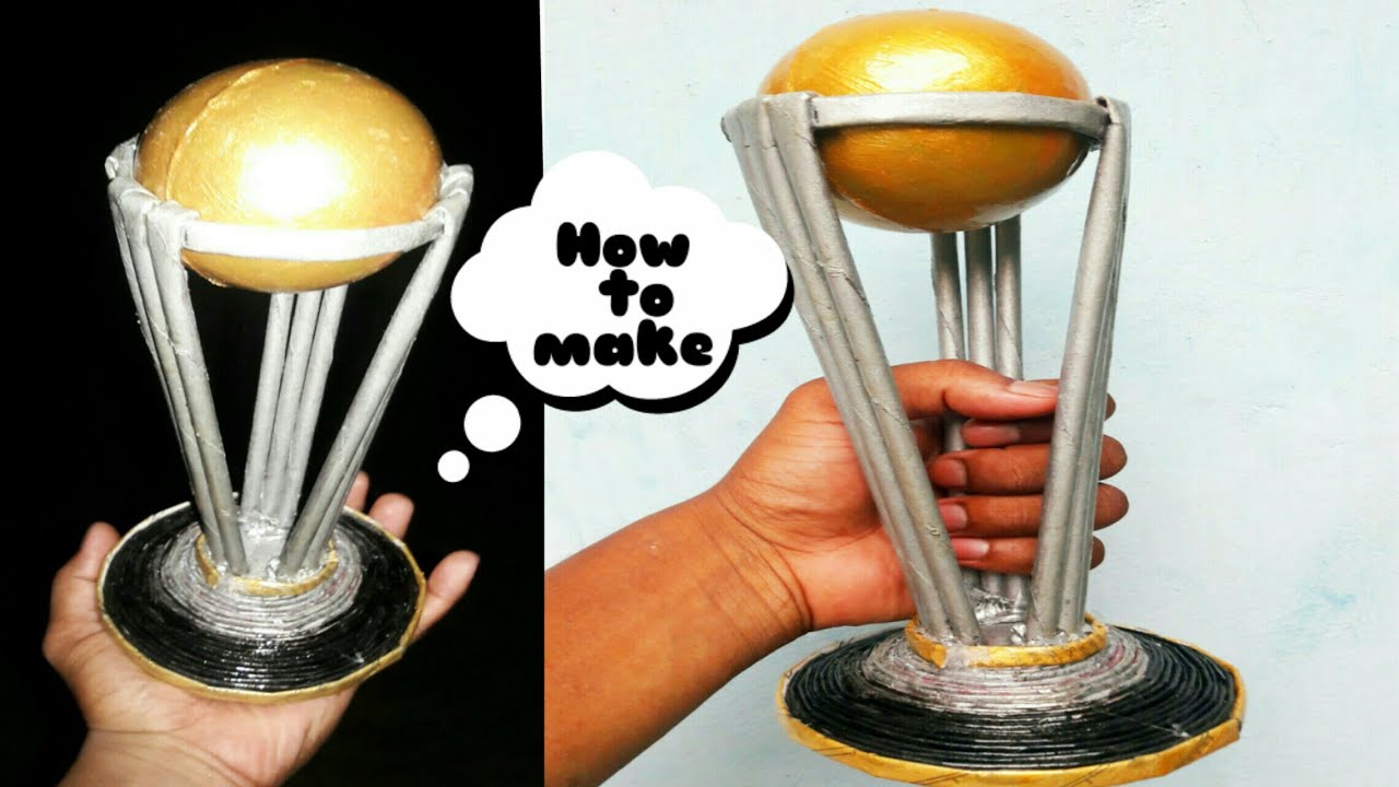News Paper Icc World Cup Trophy How To Make ICC Trophy Out Of Paper news-paper-icc-world-cup-trophy-how-to-make-icc-trophy-out-of-paper