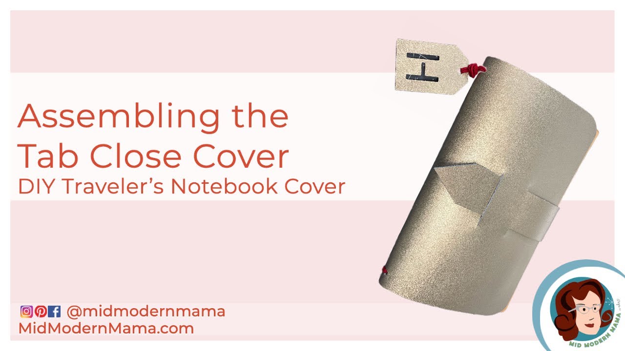 DIY Traveler's Notebook Cover: Tab Closure - YouTube