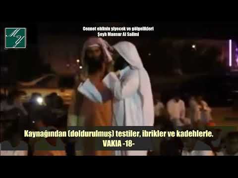 Cennet ehlinin yiyecek ve gölgelikleri Şeyh Mansur Al Salimi