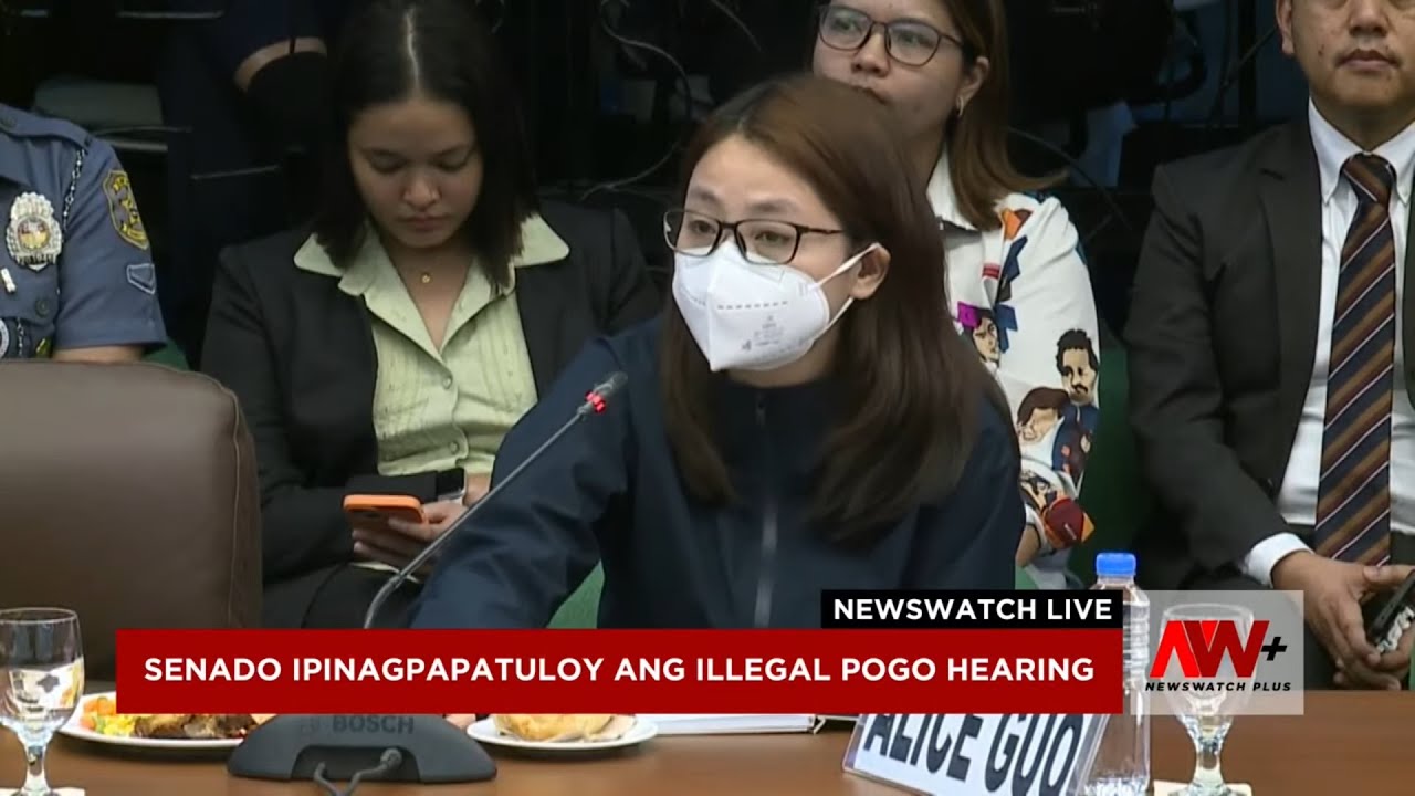 Planong huling pagdinig ng Senado kay Alice Guo | NewsWatch Live - YouTube
