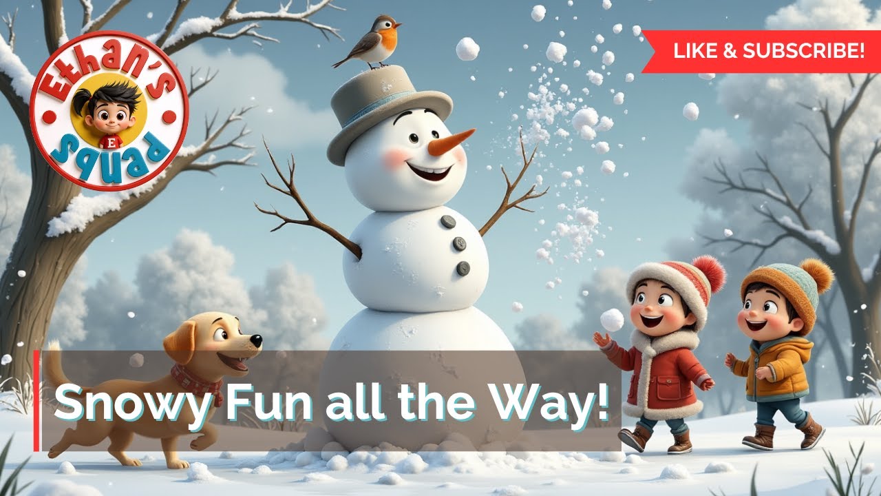 Snowy Fun all the Way! | Ethan's Squad Adventure #christmassongforkids ...