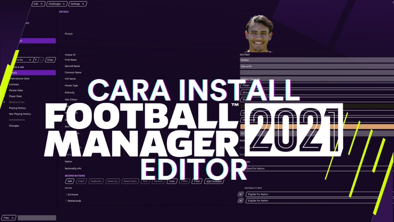 Cara Download atau Install Football Manager 2021 Editor - YouTube