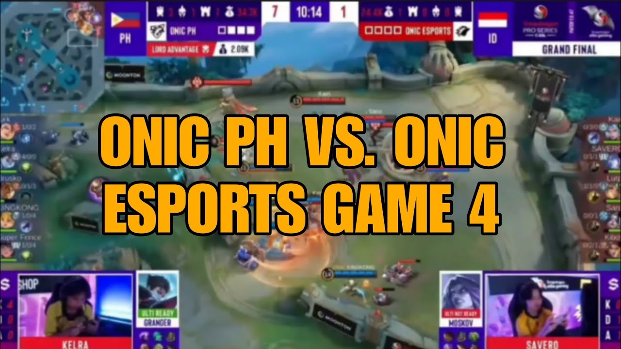 ONIC PH VS. ONIC ESPORTS | GAME 4 | Snapdragon Pro Series Season 6 ...