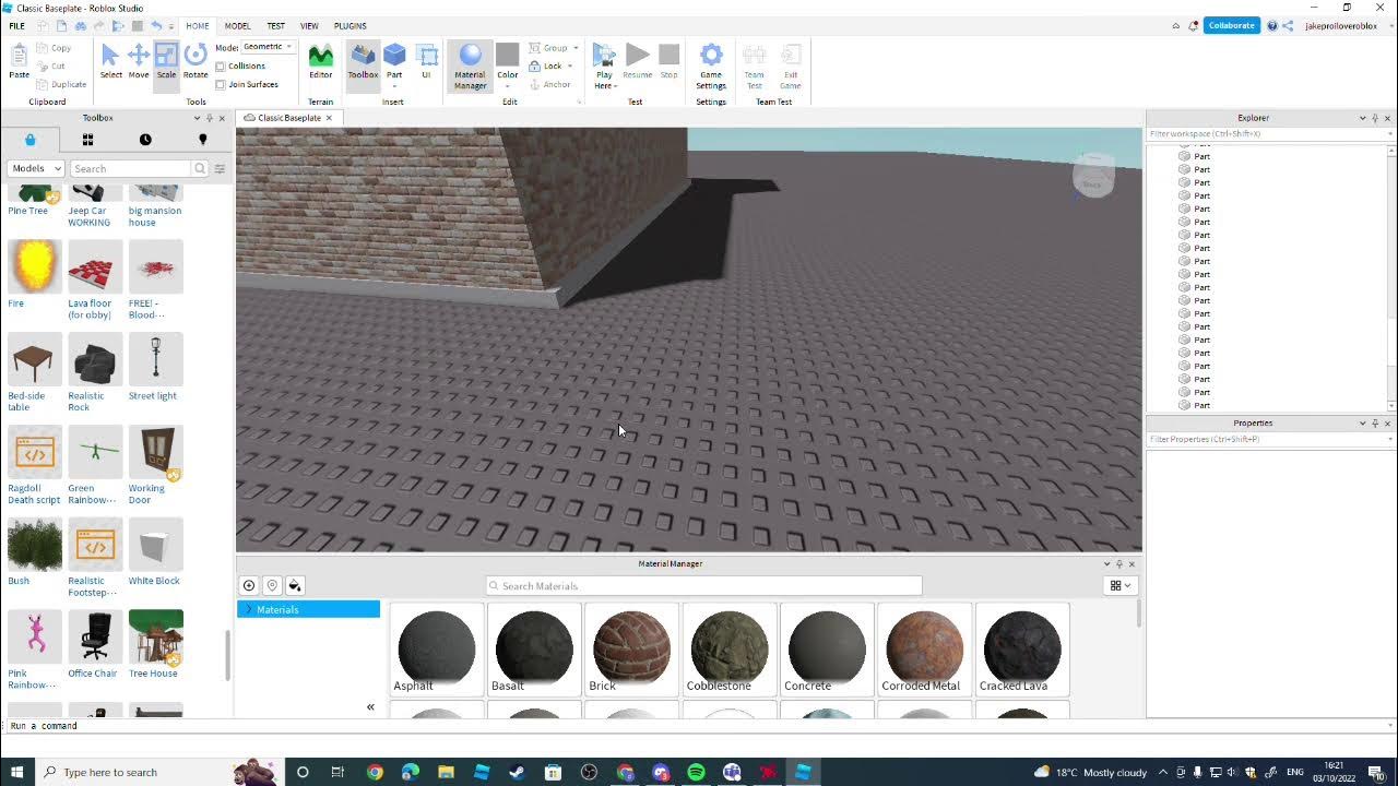 Making a roblox game in roblox studio (live) must watch! - YouTube