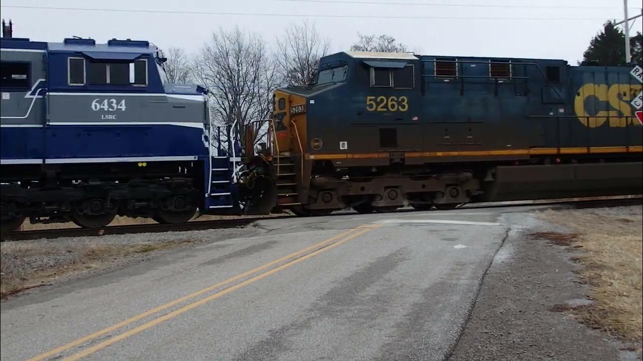 1/2/23 csx /lakestate railway 5213 6434 5263 and 6351 northbound willard road 1:11 pm - YouTube