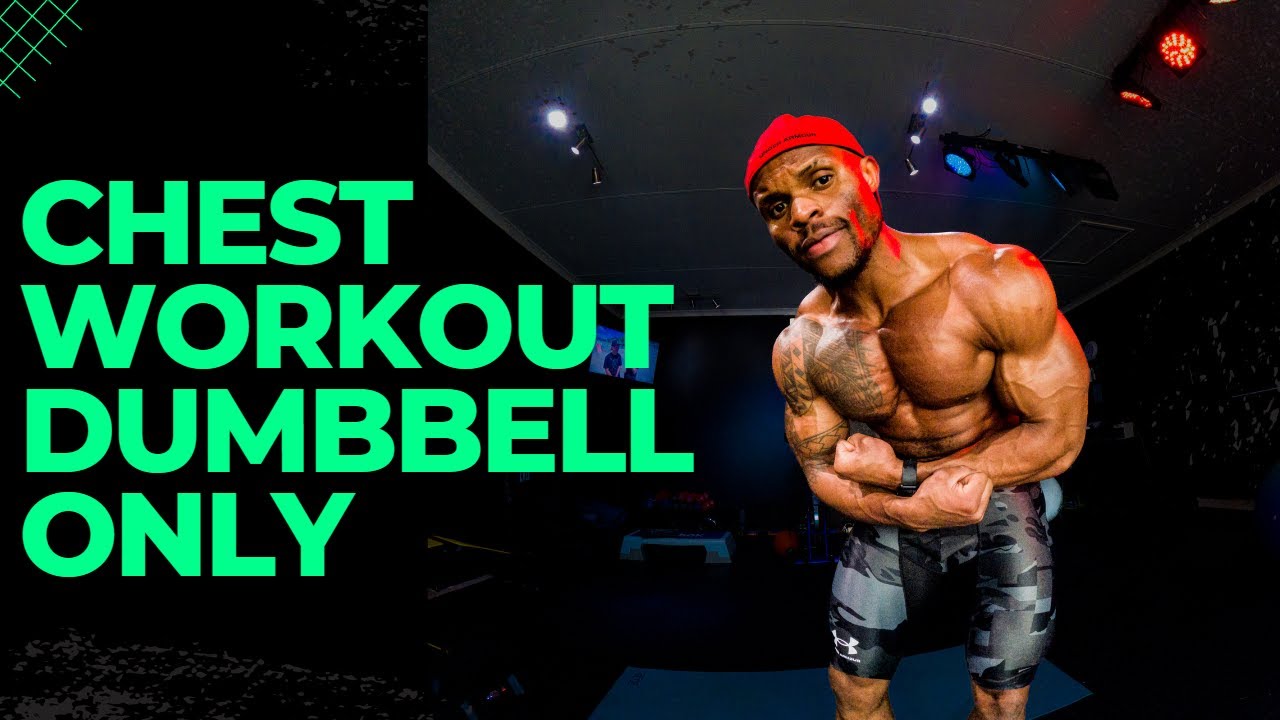 Chest workout Dumbbells Only - YouTube