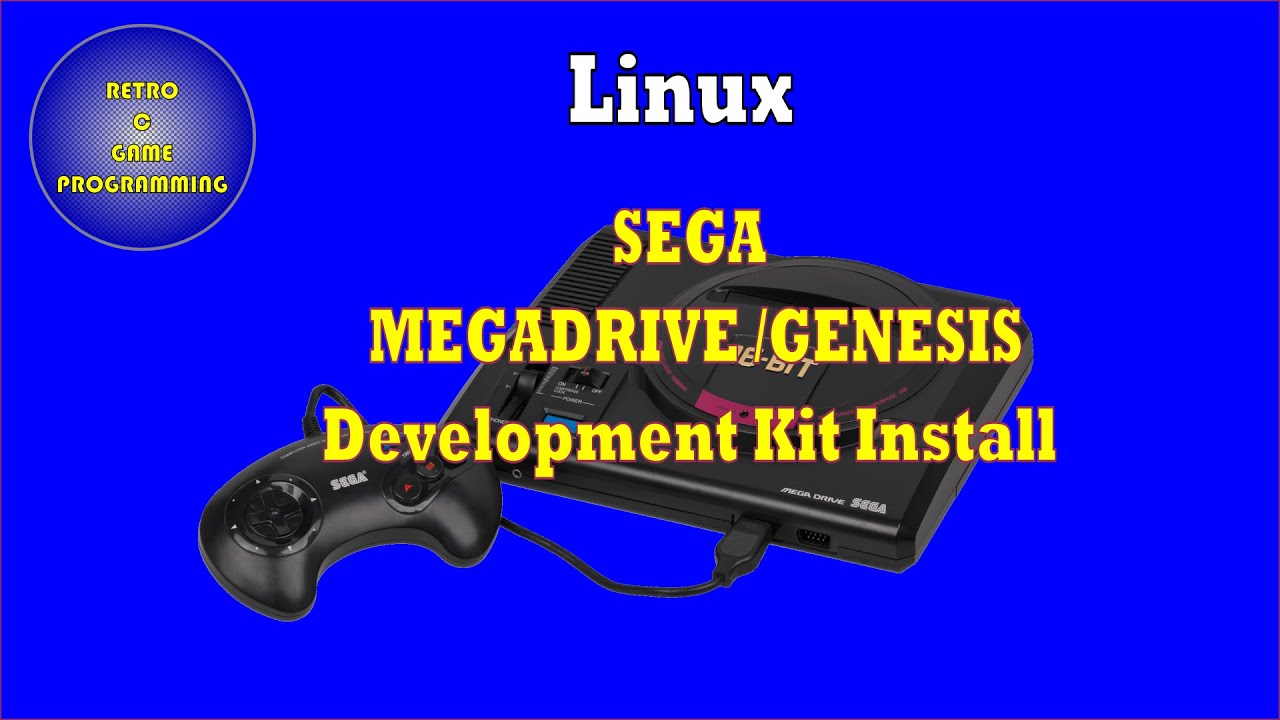Sega Mega Drive Dev - Linux Install and Setup - YouTube