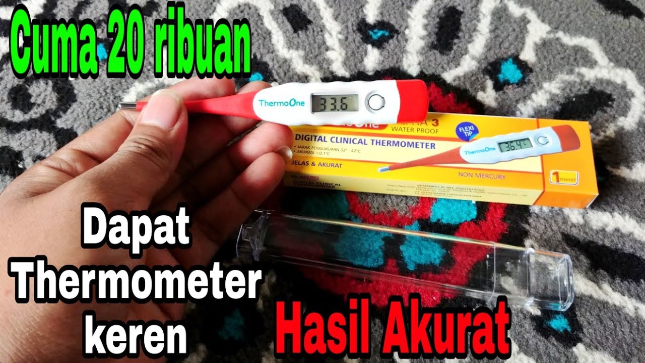 Thermometer Digital Thermo One Alpha 3 OneMed - YouTube