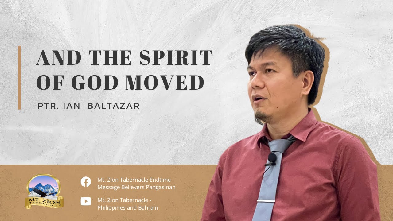 And The Spirit Of God Moved - Pastor Ian Baltazar (May 14, 2023) - YouTube