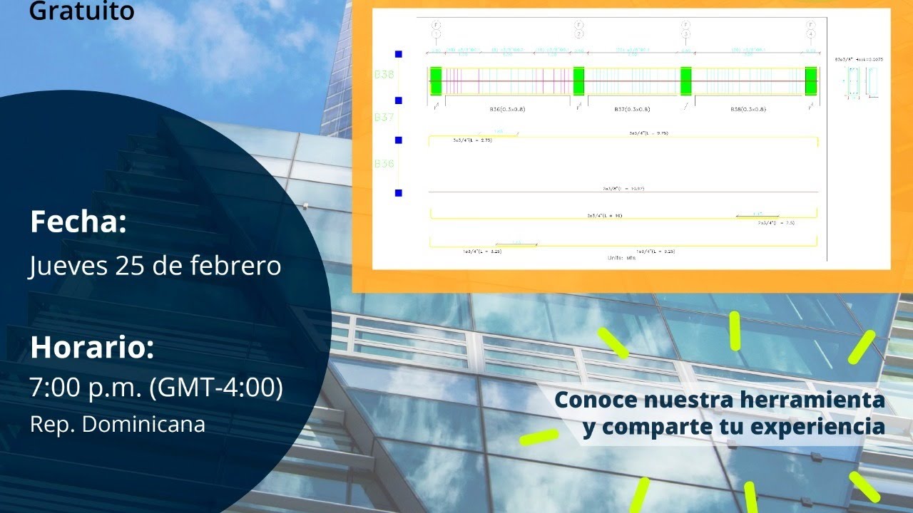 Seminario Detailing for ETABS y SAP2000, V21 nueva versión - YouTube