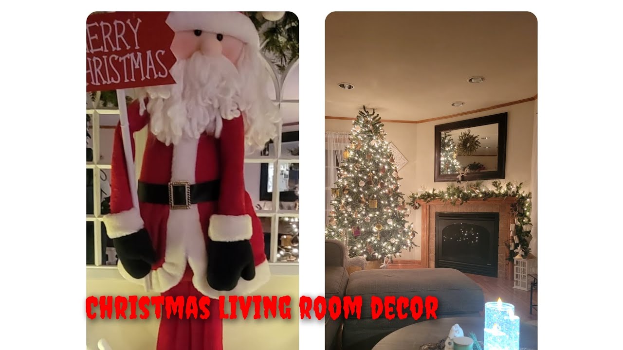Christmas Living room decoration//Χριστουγεννιατικη Διακοσμηση Σαλονιου ...