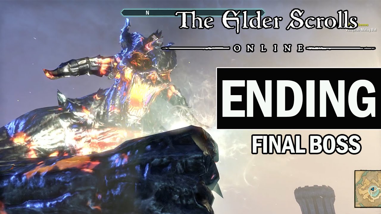 The Elder Scrolls Online Main Story Ending & Final Boss Gameplay - YouTube