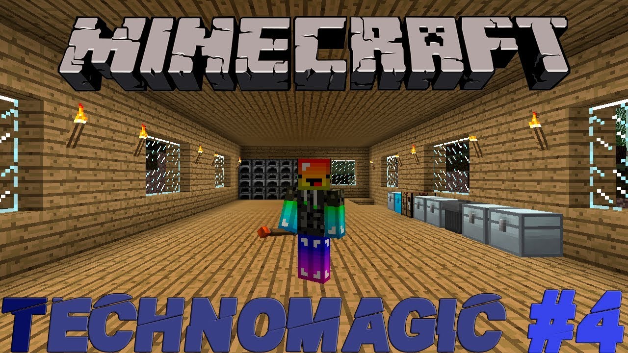 Mine-Play TechnoMagic #4 | Создаём алхимический катализатор - YouTube