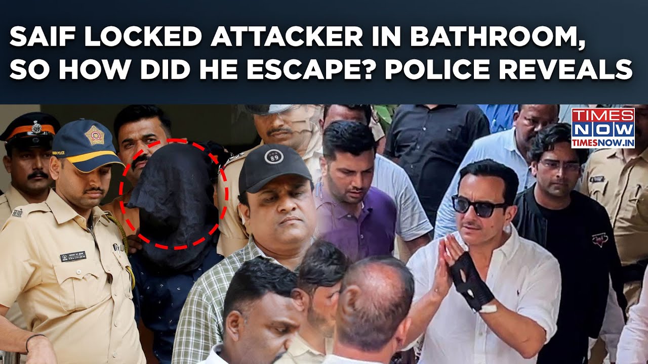 Saif Attack Case: Actor Locked Attacker In Bathroom, So How Did He ...