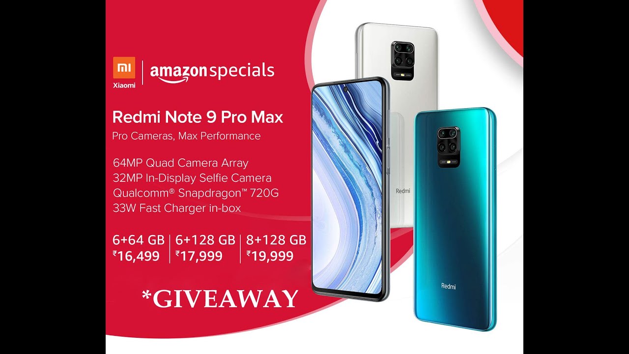 Redmi Note 9 Pro Max - Unboxing & Giveaway | Mi Note 9 Pro Max | Review ...