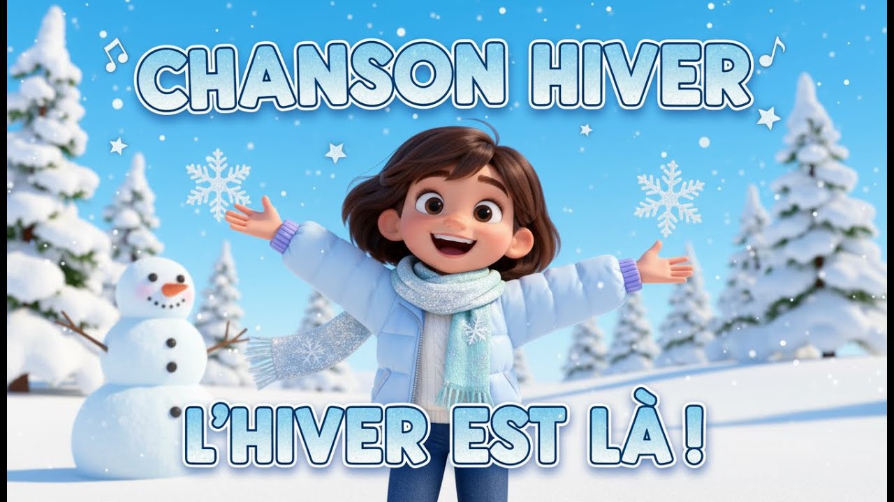 L’hiver est là ️ | Chanson d’hiver pour enfants 🎵 | Comptine sur la ...