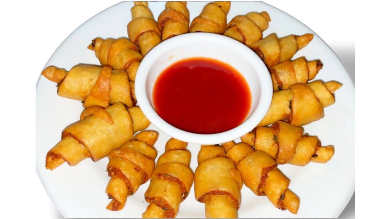 chicken potato samosa roll recipe | iftar snack | ramadan special ...