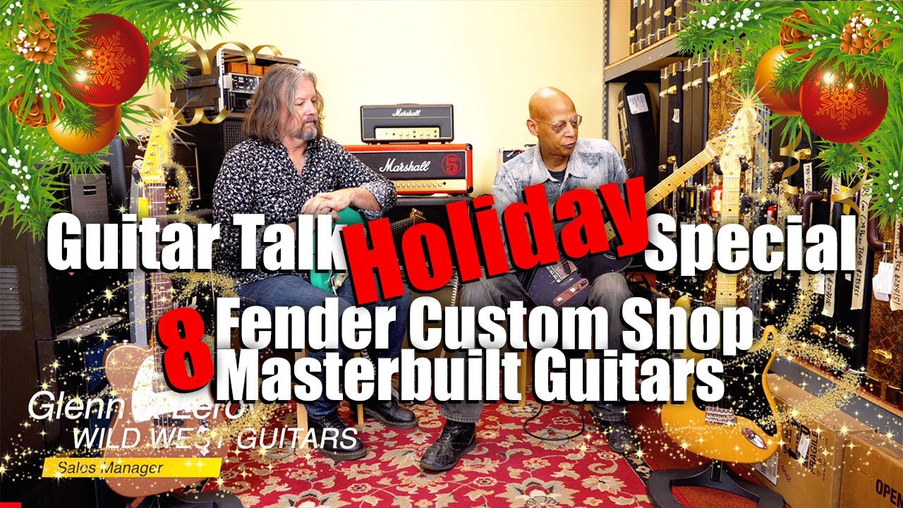 8 Masterbuilt Guitars from Fender Custom Shop - YouTube