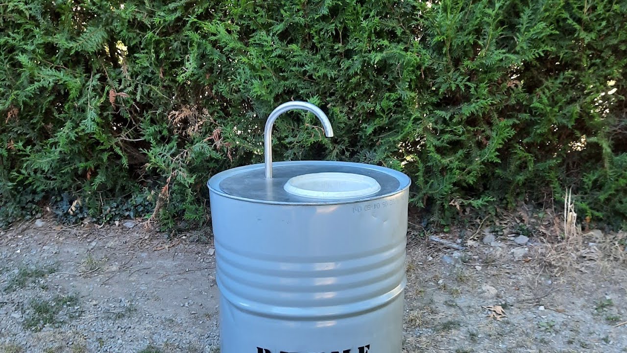 fabrication d'une fontaine a punch / fontaine a cocktail 🍸 - YouTube