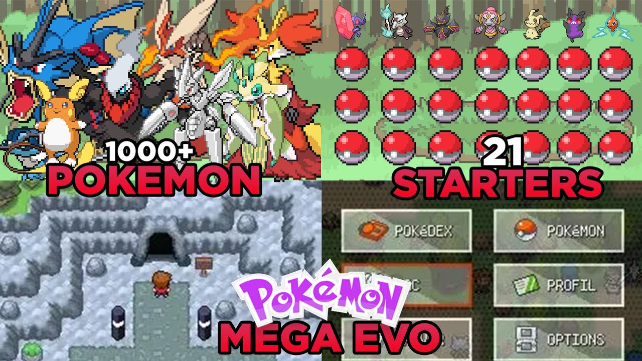 NEW Pokemon GBA Rom with New Region, 21 Starters, Mega Evolution in ...
