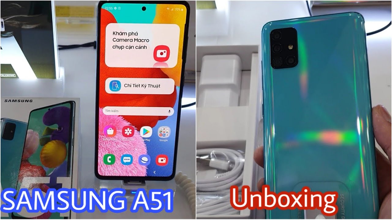 SAMSUNG A51 Unboxing 2019 - YouTube